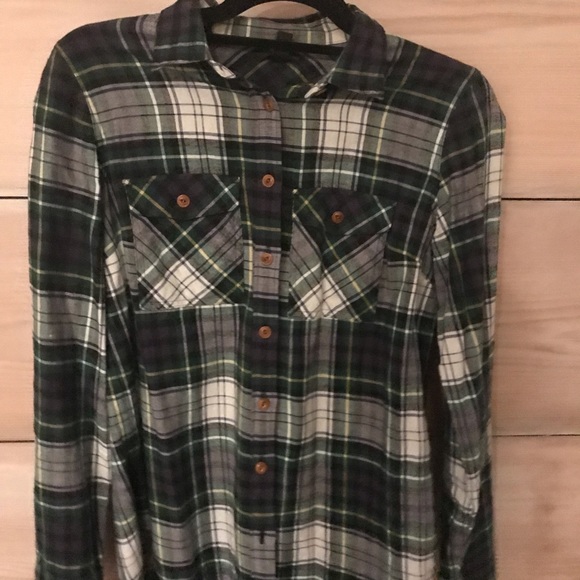 J. Crew | Tops | Jcrew Plaid Flannel Shirt | Poshmark
